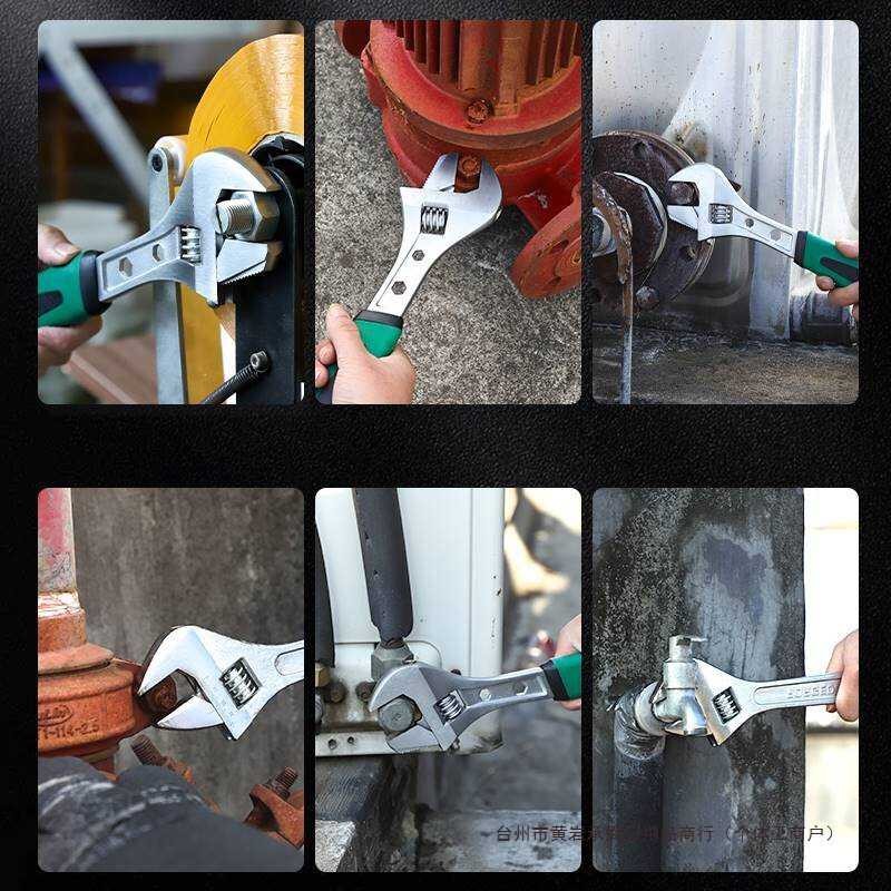 Complete set of adjustable wrench tools, bathroom pipe pliers set ...