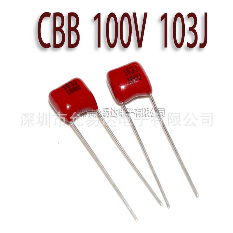 CBB film capacitor 100V 103J with a pin distance of 5MM | Shopee ...