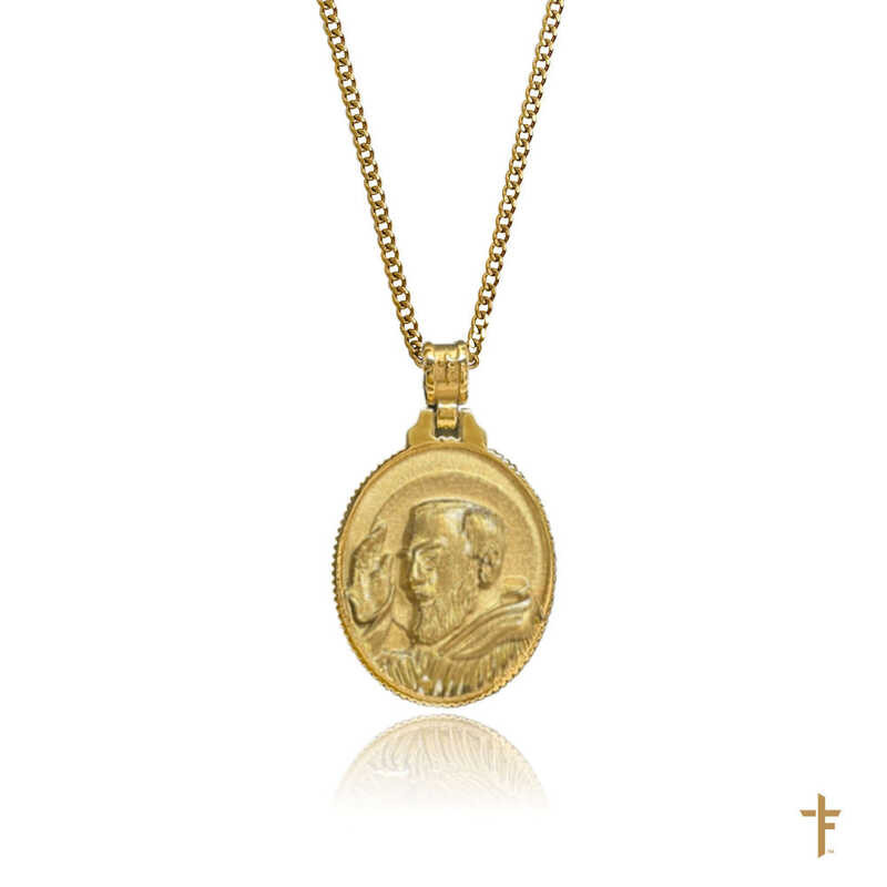 ® COD FAITHLIFT Padre Pio Necklace (Ang Miracle Necklace) ) | Shopee ...