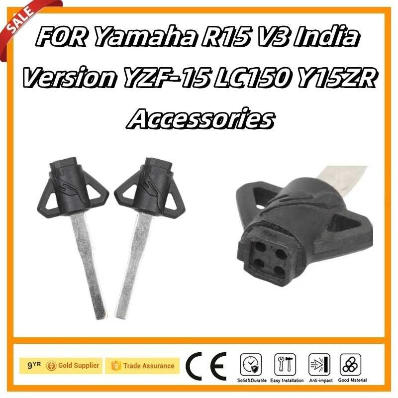 2Pcs 7 Blank Key Motorcycle Left Right Groove Magnetic Keys For YAMAHA ...