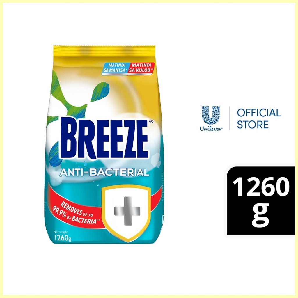 ♀ Breeze Powder Detergent Antibacterial 1260G | Shopee Philippines