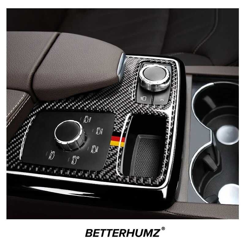 Fiber Carbon Para Sa Mercedes Benz W166 X166 ML GLE Center Console ...
