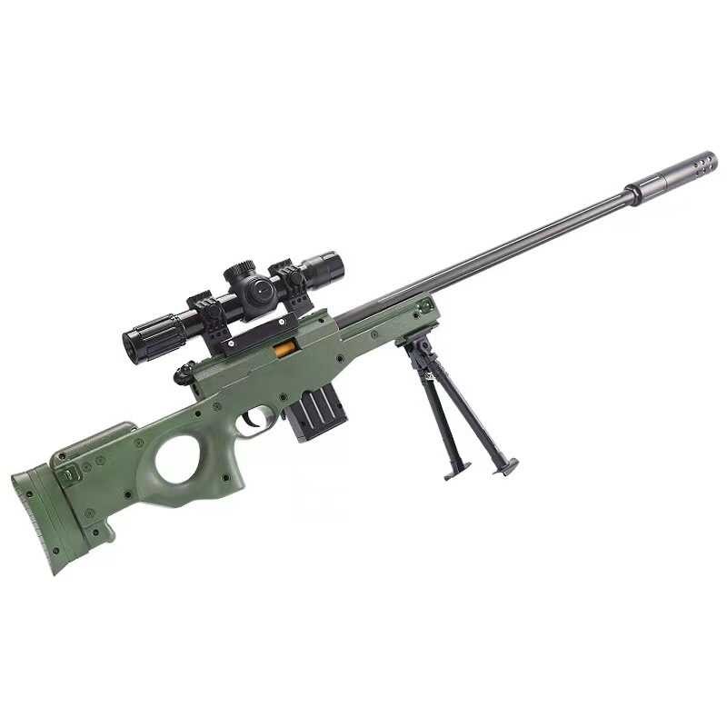 M416 Soft Bullet Gun Shell Throwing AWM Sniper Gun PUBG 98K Toy Gun Boy ...