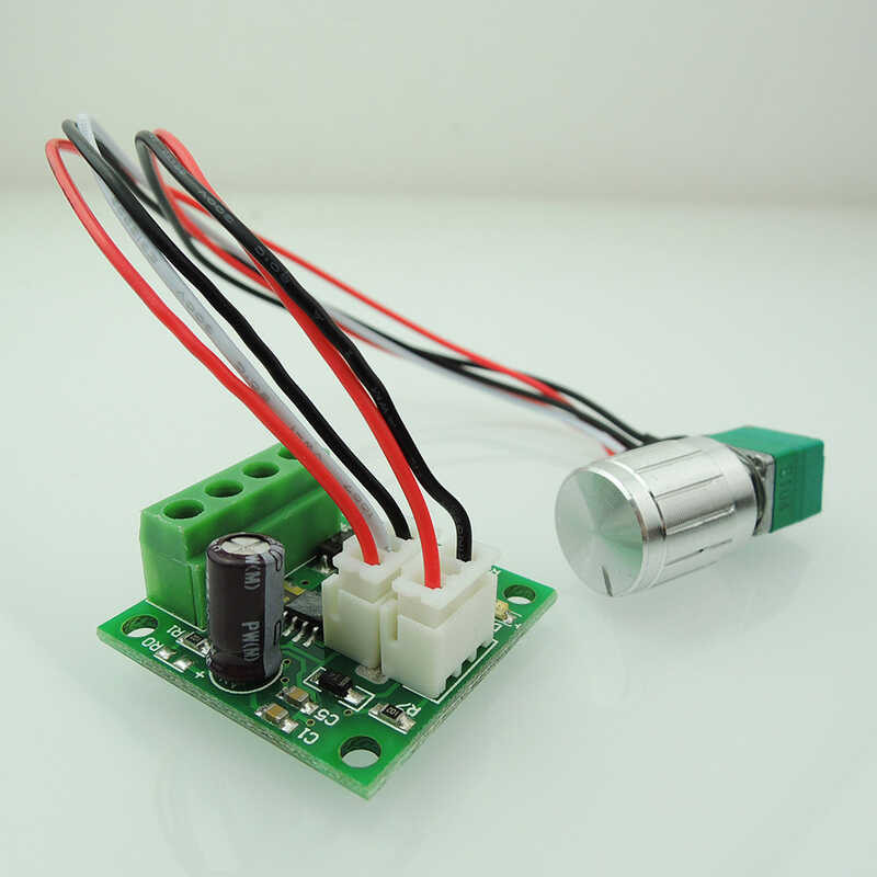 PWM DC motor speed regulator 1.8V 3V 5V 6V 12V 2A speed control switch ...