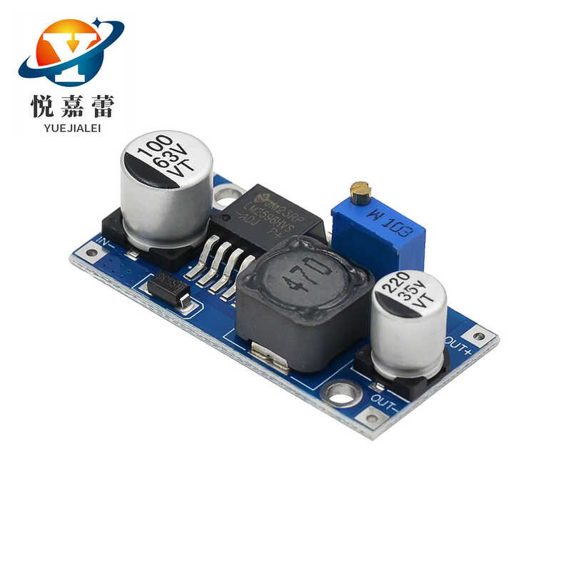 Voltage regulator module DC-DC LM2596HVS input 4.5-60V electric vehicle stabilizer power supply ...