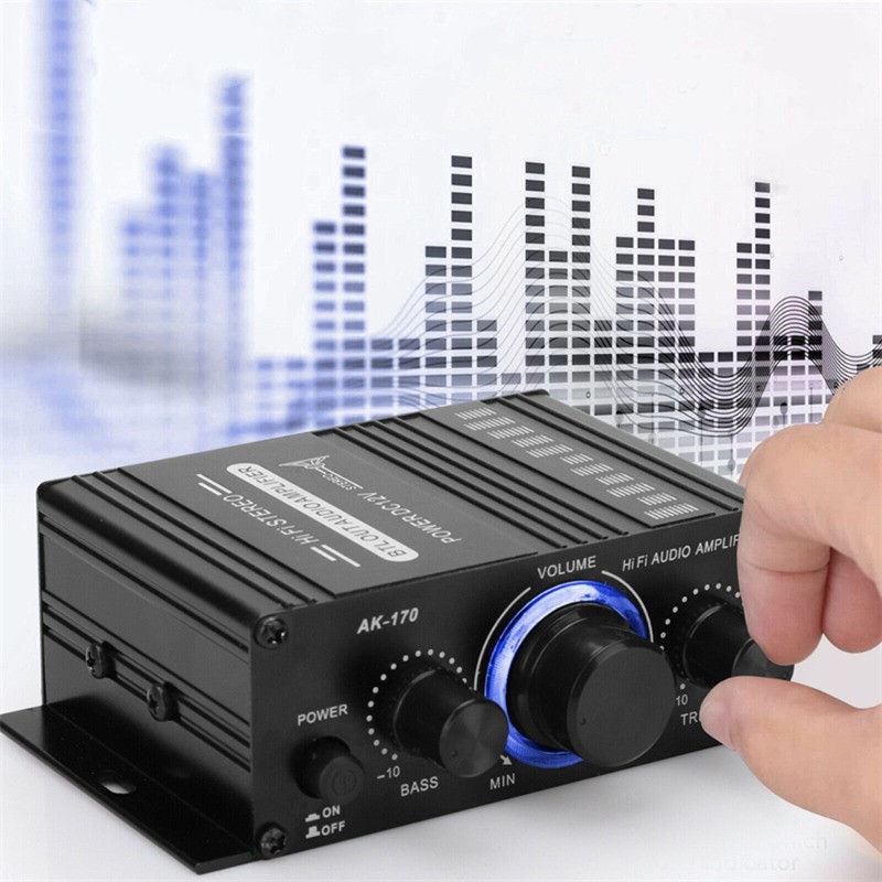 400w Mini Audio Amplifier Home Amplifier Bluetooth-free Auto Stereo ...
