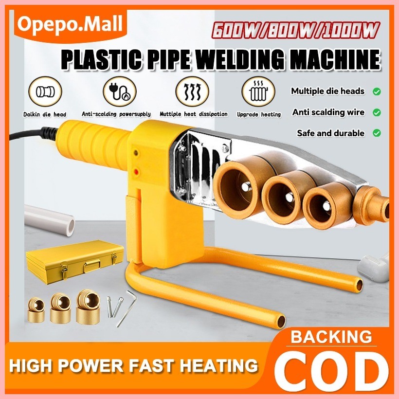 PPR Heater / Fusion Machine PVC Plastic Pipe Welder 1000W Heavy Duty ...