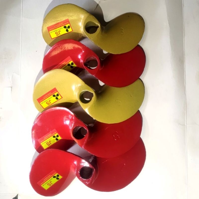 2-leaf Aluminum Boat propeller Boat Fan | Shopee Philippines