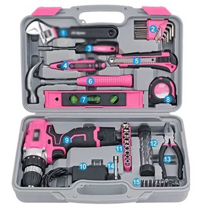 Tool Box Car Motorcycle Repair Set Hand Tools Home Service ...