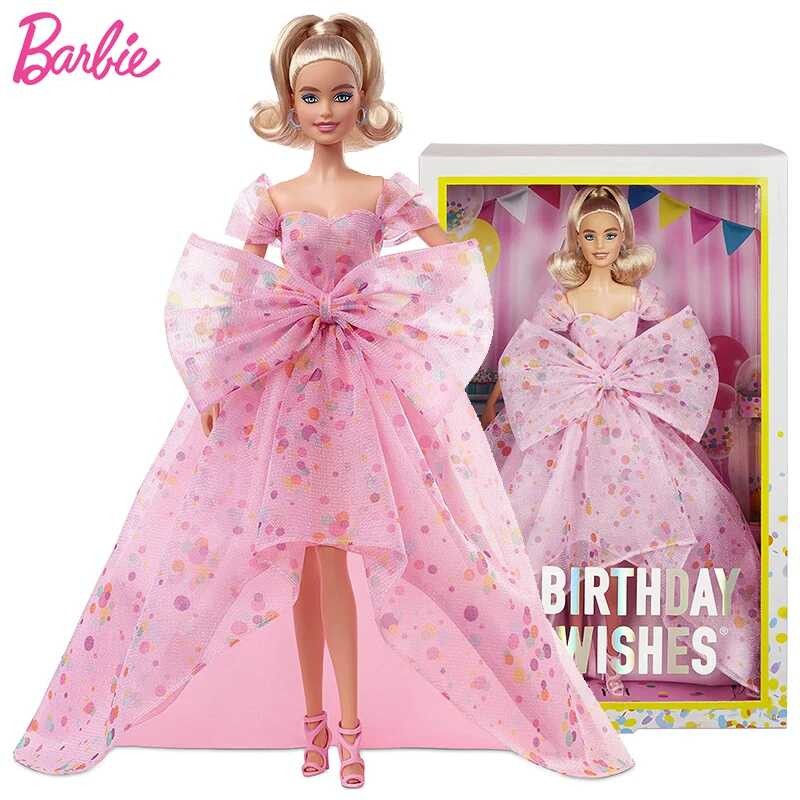 Original · Signature Classic Birthday Es Doll Funfetti Pink Dress ...