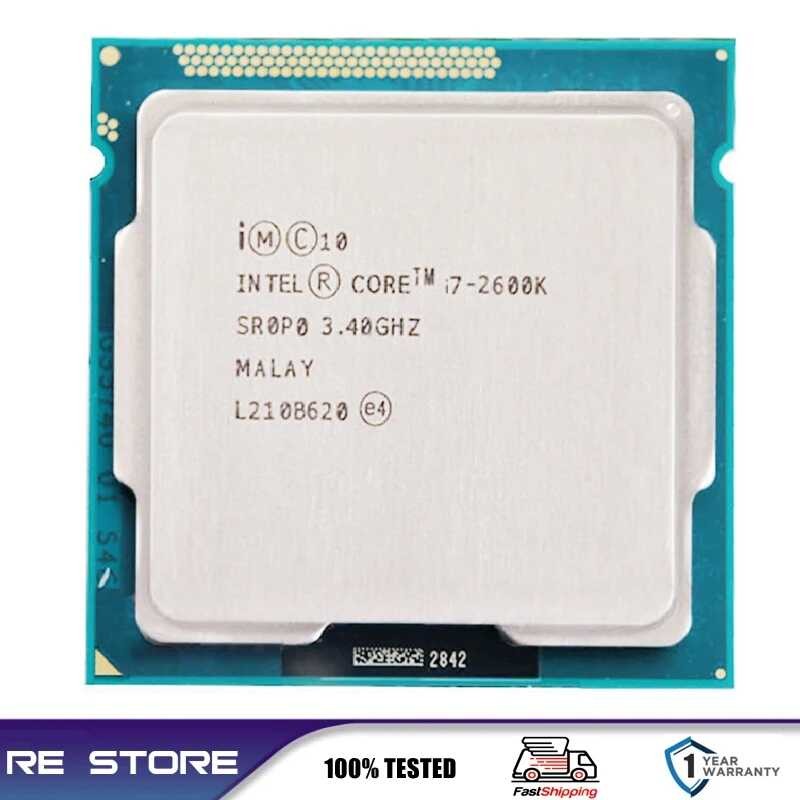 Intel 2 Core I7 2600K 3.4Ghz Quad-Core LGA 1155 Cpu Processor B 600K ...