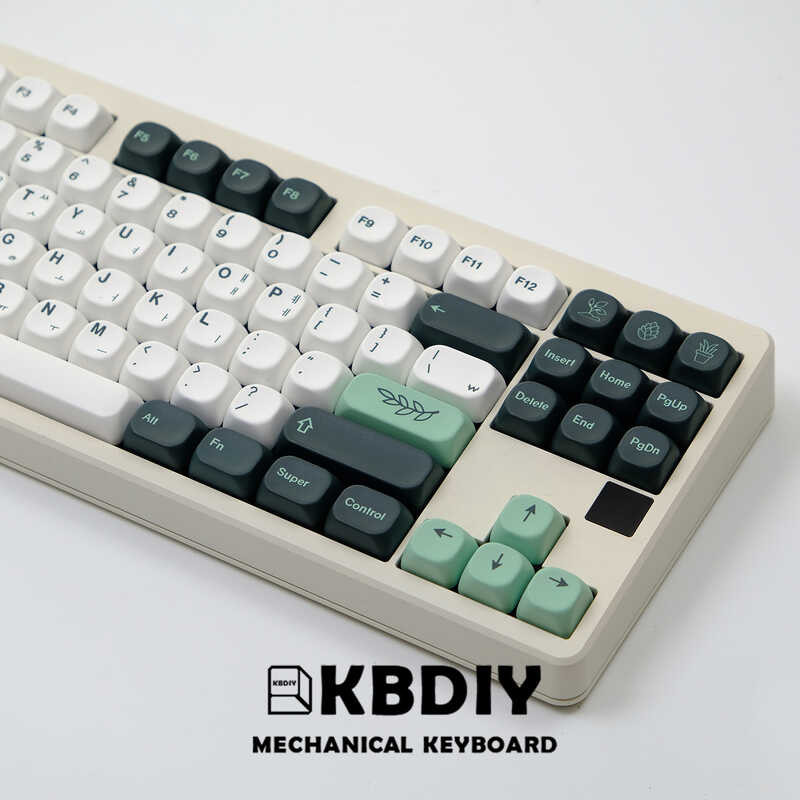 131 KBDiy Keys/Set PBT Korean G Botanical Keycaps Custom nical Keyboard ...