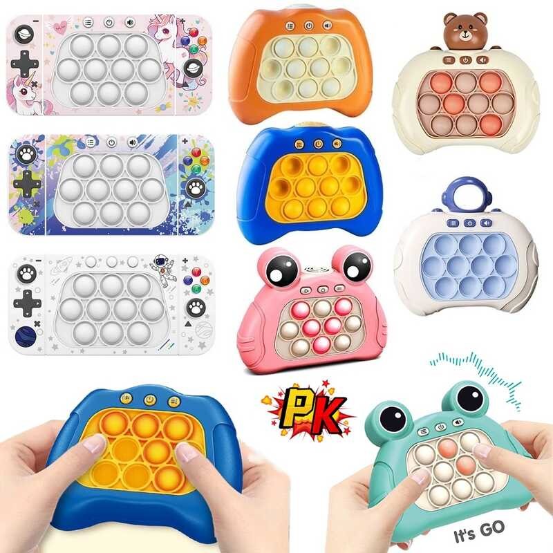 Quick Electronic Push Fidget Toys Pro er Bubble Light Up Antistress ...