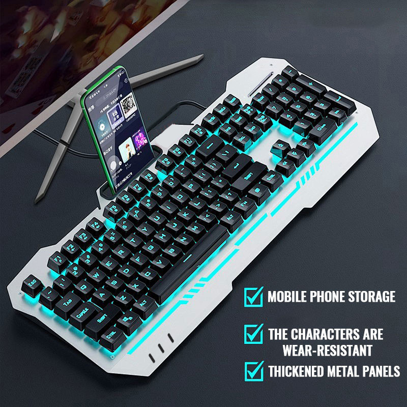 Centrix K-55 RGB Gaming Keyboard 104 Keys Backlight Wired Mechanical ...