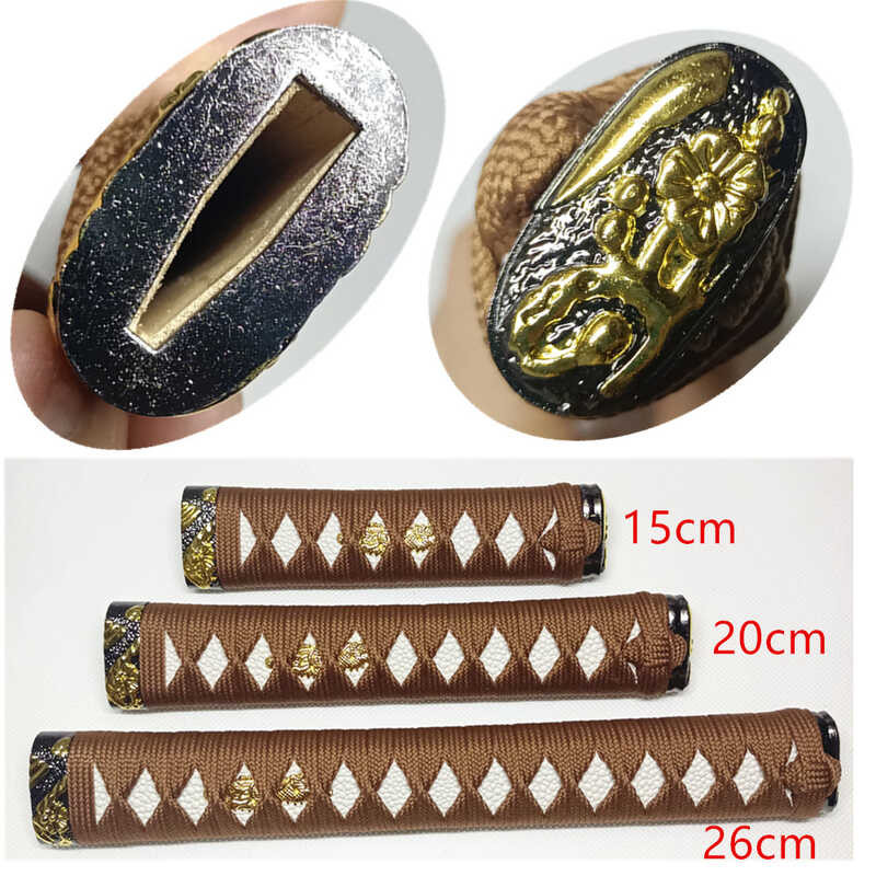 15cm 20cm 26cm Set Tsuka Handle For Japanese Samurai Wakizashi Tanto ...