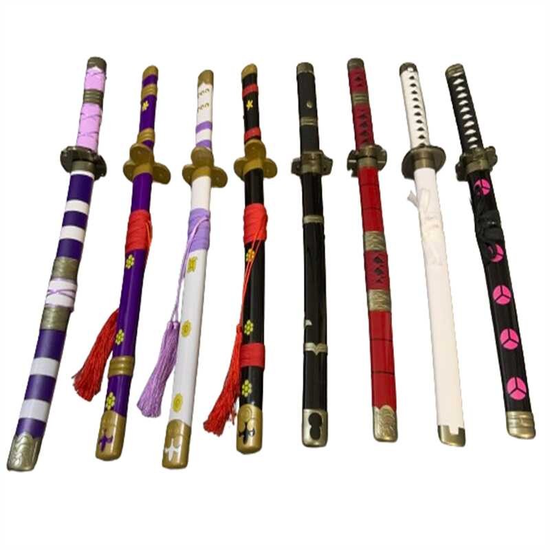 Play Role 24inch Anime Bamboo Assembled Roronoa Zoro Sword Katana ...