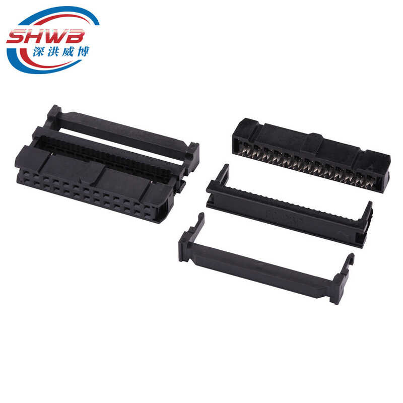 2.54MM spacing crimping head ribbon connector IDC FC-26P 2 * 13P horn JTAG plug ribbon connecto ...