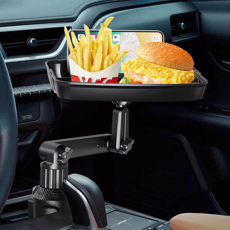 Car [Vech] Tray Adjustable Phone Mount Food Table for Cup Holder ...