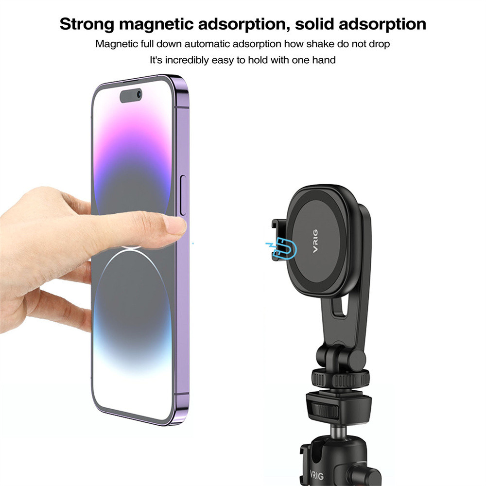Vrig Mg-03 Magnet Adapter Magnetic Camera Phone Holder Tripod Mount For ...