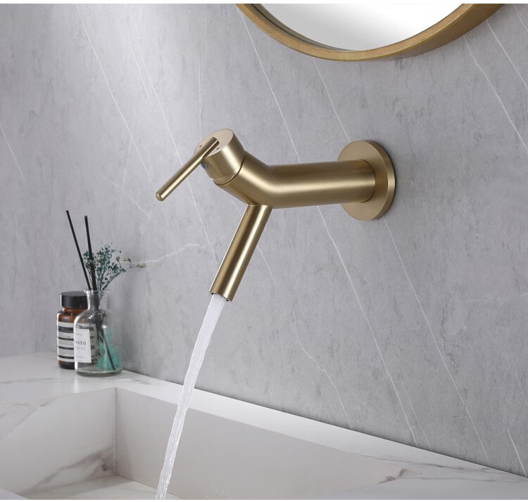 Modern Nordic concealed sink faucet with gunmetal gray finish - copper ...