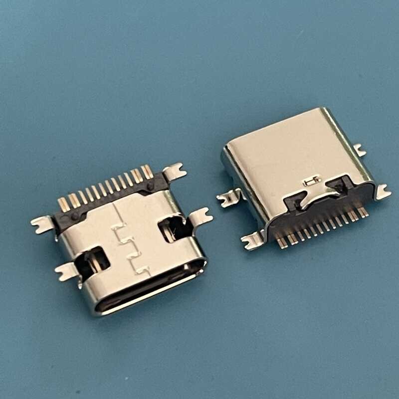 All four legs on the board are fully covered with TYPE-C 16P female ...