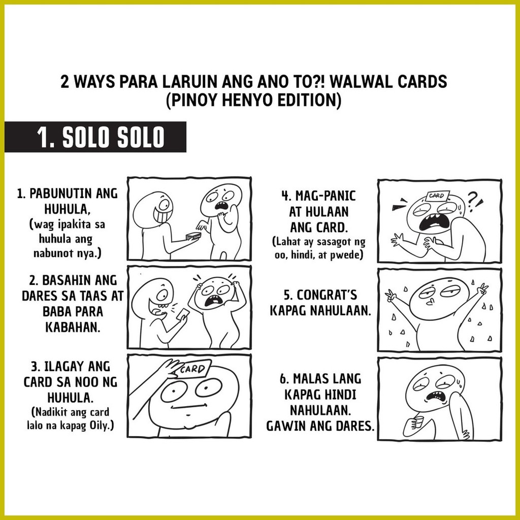 ♀ Walwal Cards- ANO TO?!! (Pinoy Henyo Edition) | Shopee Philippines