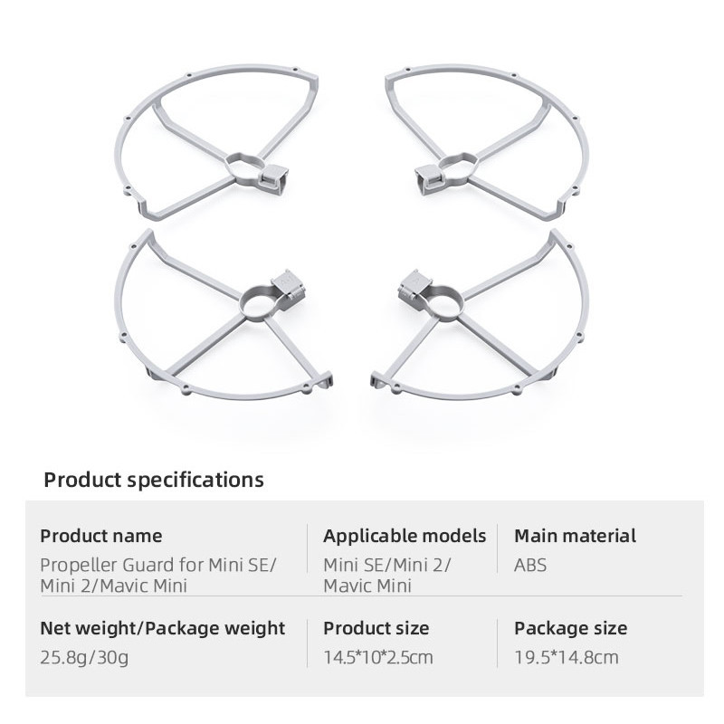 Drone Propeller Protector For DJI Mini 4K/Mini 2/SE Propeller Collision ...