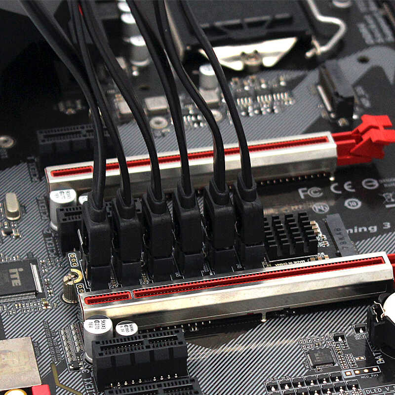 Expansion M.2 NVME Card Adapter M2 Connector Internal SSD SATA 3 Port ...