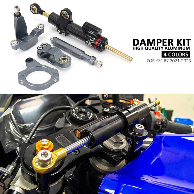 Motorcycle New Accessories Steering Damper Stabilizer Bracket Mounting ...