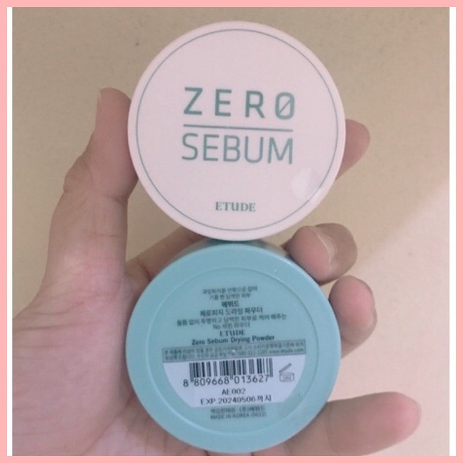 Etude Zero/ No Sebum/ Oil Control Loose Powder 6g | Shopee Philippines