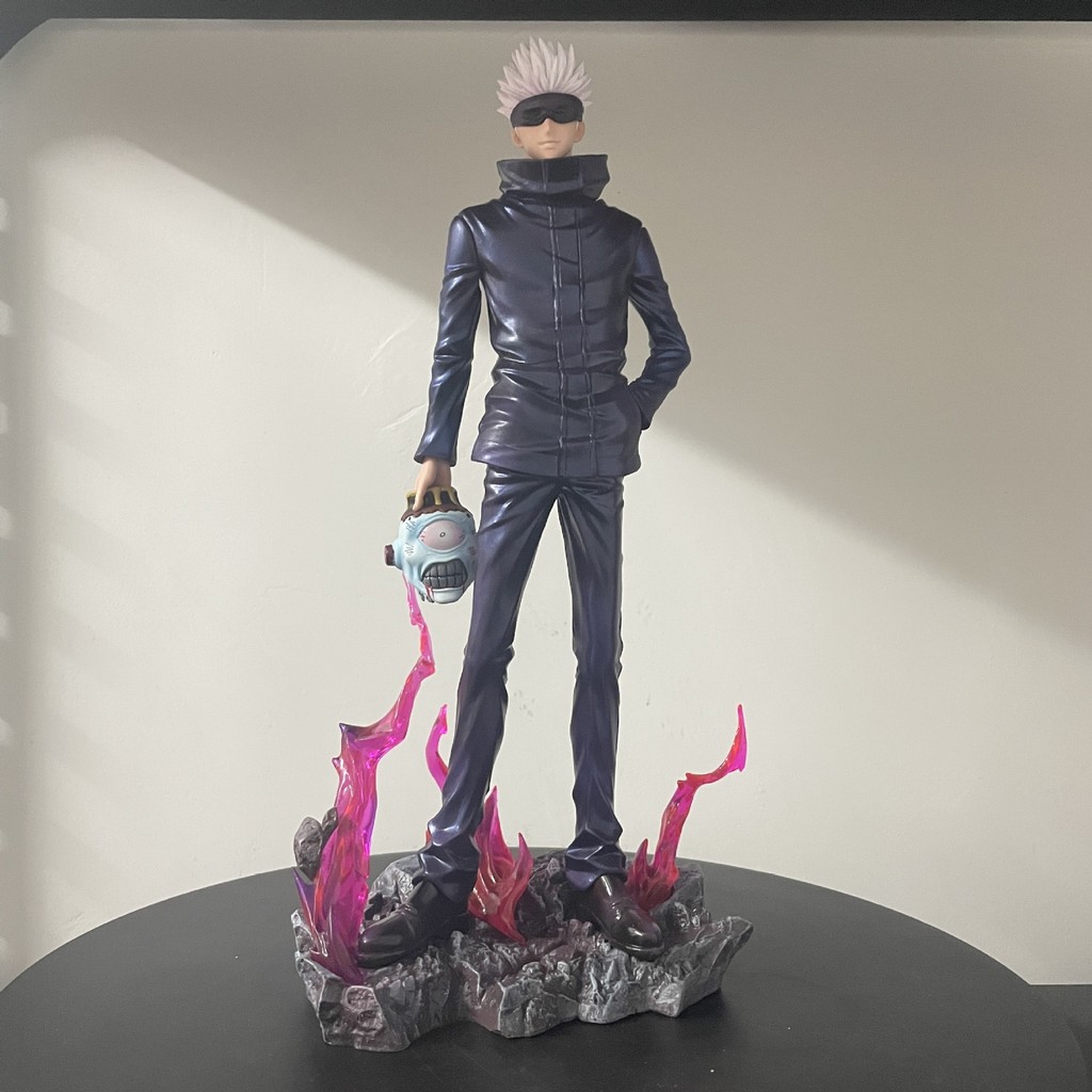 33cm Jujutsu Kaisen Gojo Satoru Standing Posture Two Face Replaced High ...