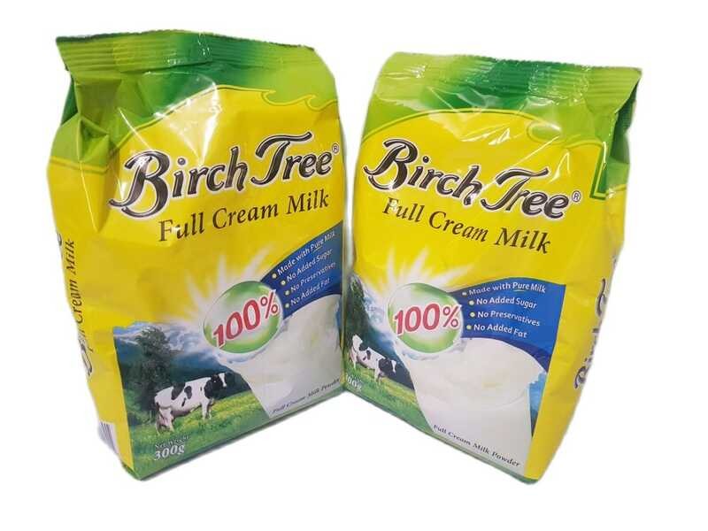 BIRCH TREE Full Cream Milk Powder (2 Packs X 300 Grams) | Shopee ...