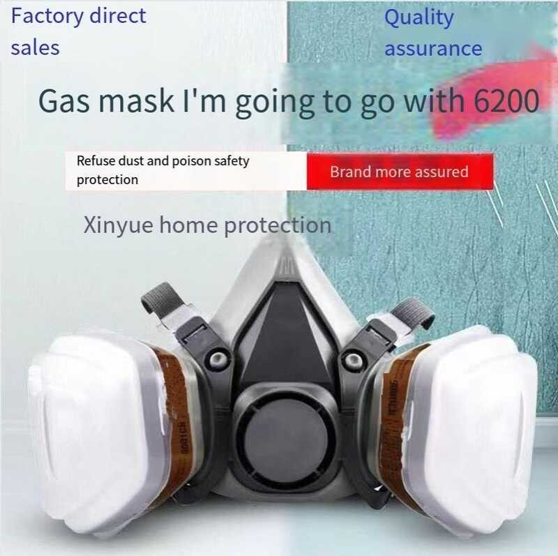 Gas Mask 6200 Spray Paint Special Dust Coal Mine Pesticide Welding ...