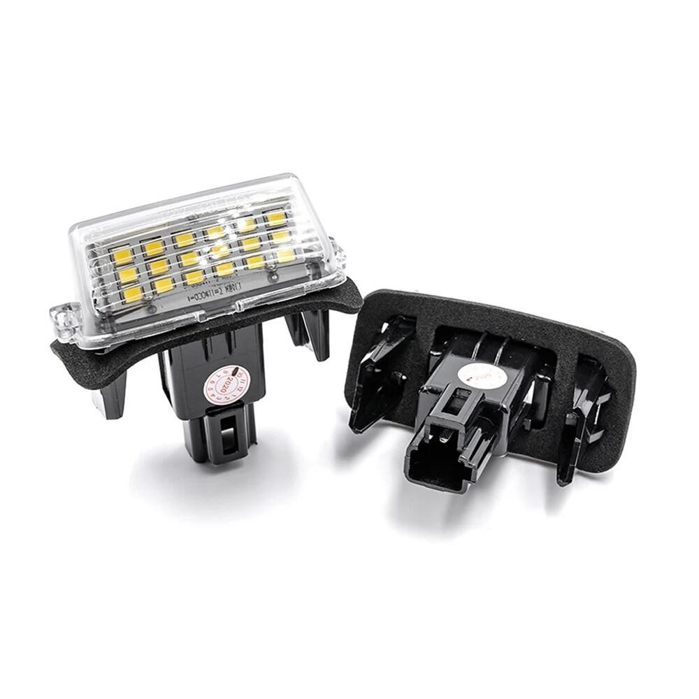 2Pcs White License Plate Light LED Bulb Number Plate Lamp For Toyota ...