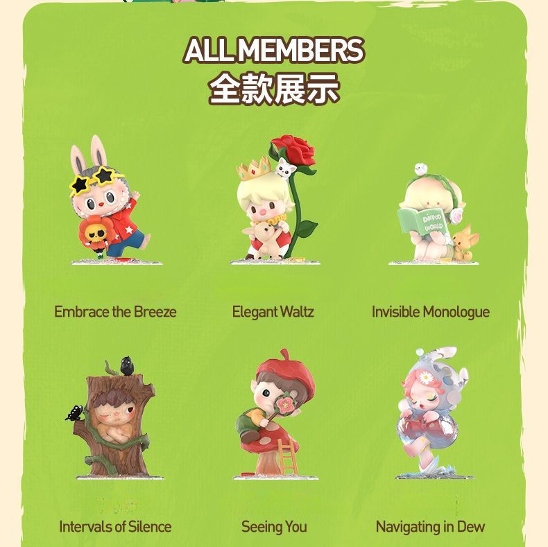 hand in hand series art toys hirono skullpanda molly dimoo crybaby ...