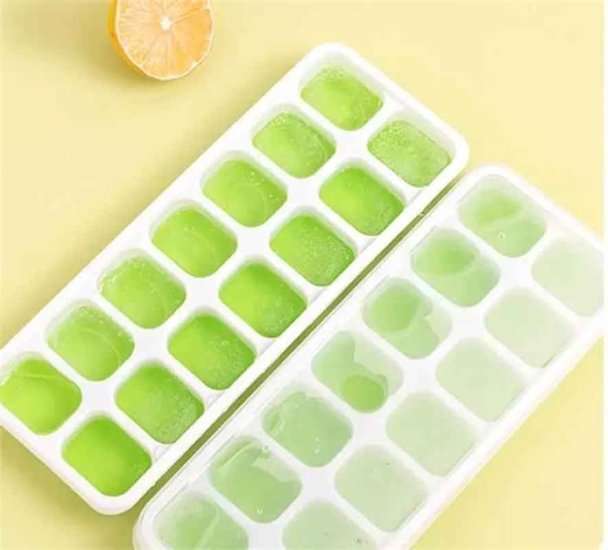 Ice Cube Molder With Cover Silicone Ice Cube Tray For Freezer Small ...