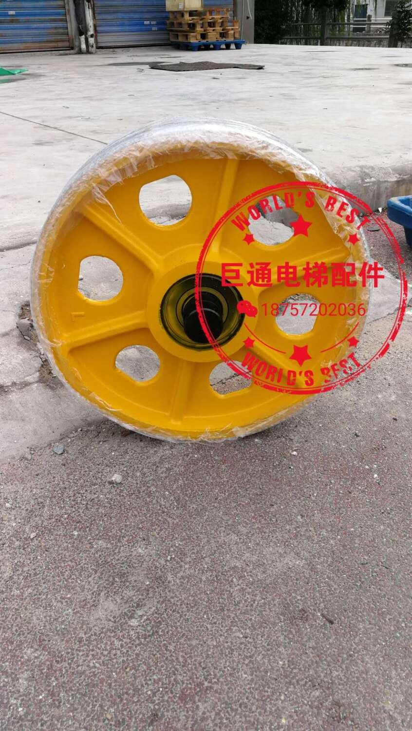 Giant Tongli Elevator Guided Wheel Set Heavy Reverse Rope Wheel Car ...