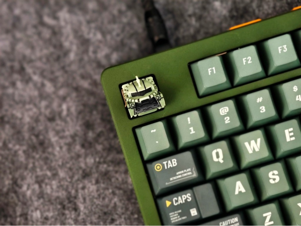 Zaku Keycap Cute Cartoon Cool MX Switch Mechanical Keyboard Light ...