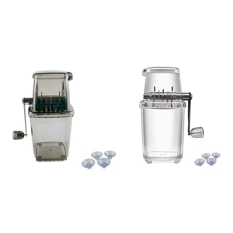 Manual Rotary Tails Slush Ice-Cube Crushed Smoothies Ice Crusher Hine ...