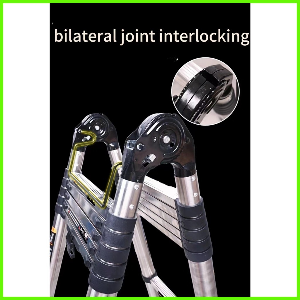 REAIM1.7-2.5m Aluminum Telescopic Ladder adjustable telescopic ladder ...