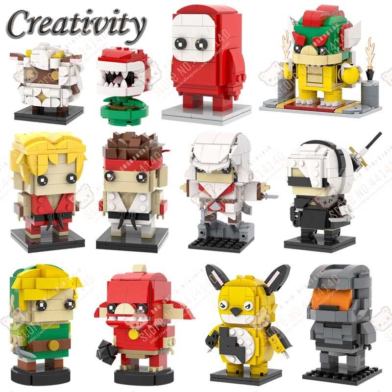 Series Game MOC Character Building Blocks Creative Cartoon Animal ...