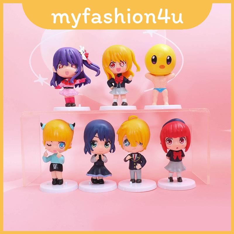 Impressive Of Set 7 Pvc Anime Figures Featuring Beloved Characters From ...