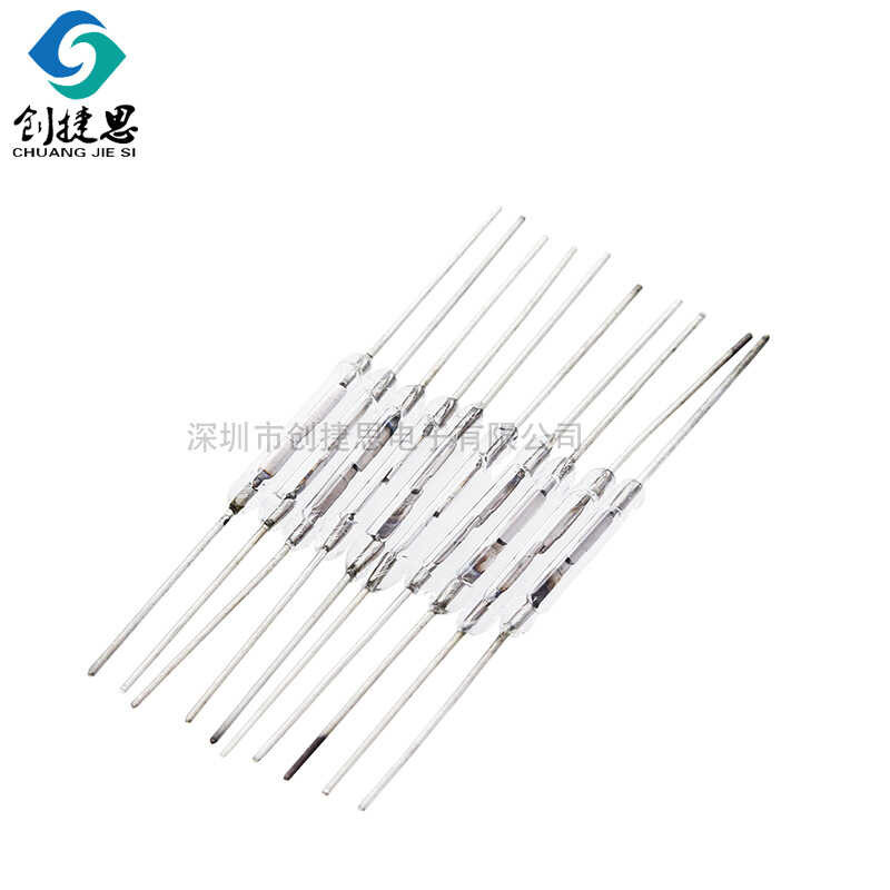 Dry reed switch magnetic control 2 * 14mm magnetic induction reed ...