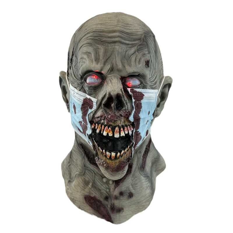 Scary Halloween Zombie Realistic Horror Novelty Costume Party Latex ...