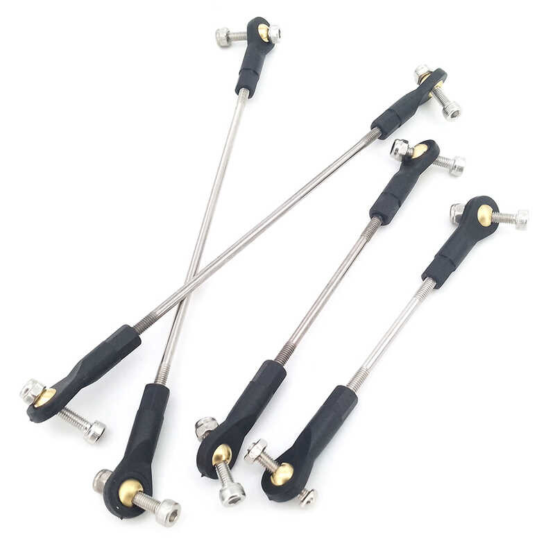 M3 1PC Push Rod Adjustable Tie Rods Ball Head Joint Stainless Steel ...