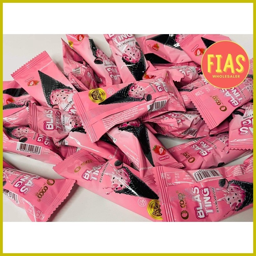 ∇ ∈ 25 Pieces Blasting Strawberry Ice Cream / Lootbag Filler / Paninda ...