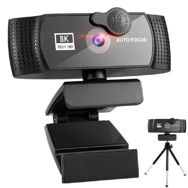 4K 8K Webcam 2K 1080P Buong HD Auto Focus Sa Microphone USB Plug Web ...
