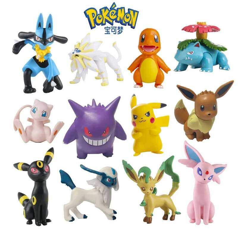 Anime Character Gengar Pikachu Eevee Greninja Mewtwo Pocket Monster ...