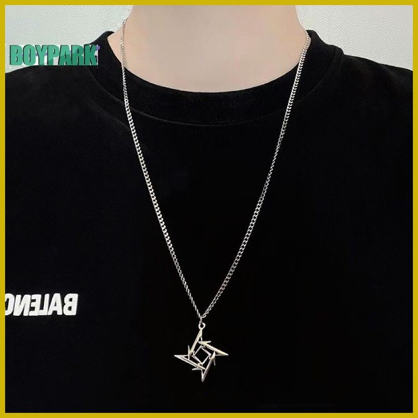 ♠ BOYPARK. Trendy Cool Pendant Necklace Hip-hop Niche Necklace Simple ...