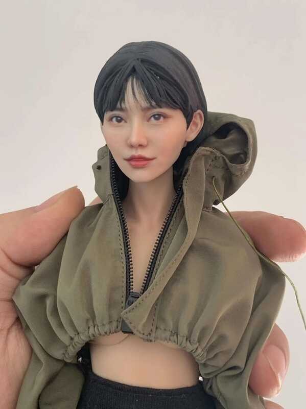 1/12 Handmade 1/18 Scale Japanese Eimi Fukada Cute Beauty Head Sculpt ...